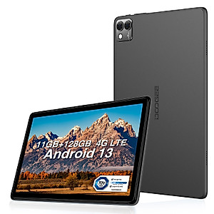 DOOGEE Android 13 Tablet T10S 10 incht Tablet IPS FHD Screen, 11GB RAM + 128GB ROM (Expand 1TB), TUV Low bluelight, 6600mAh Battery, 8MP+5MP Camera, Widevine L1 Tablet Android