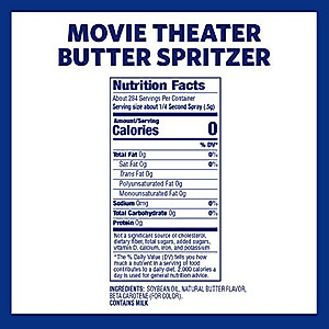 Kernel Season's Movie Theater Butter Spritzer, 5oz Bottles, Butter, 5 Ounce (Pack of 6)