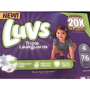 Luvs Diapers Size 4 76 Count