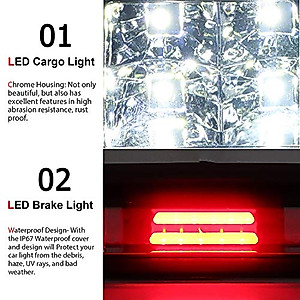 LED Third 3rd Brake light for 04-08 Ford F150 07-10 Ford Explorer 06-08 Lincoln Mark LT Rear Cargo Lamp High Mount Stop light (Red)