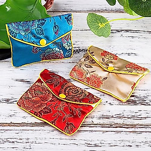MorTime Jewellery Jewelry Silk Purse Pouch Gift Bags, Multiple Colors, Pack of 12 (Small)