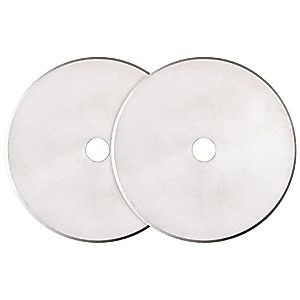 Fiskars 01-005896 Titanium Rotary Blades, 60mm, 2 Pack , Silver