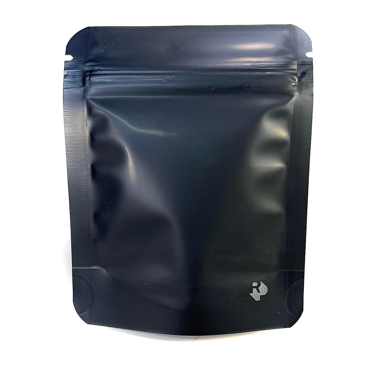 100 Pack Smell Proof Mylar Bags 3.5 x 4.5 x 1 inch Stand Up Resealable Ziplock Foil Pouch. Ultra-Clear Window Not Frosted or Foggy. 4 Mil Thick. Storage, Sample, Travel and Display. ROYPACK