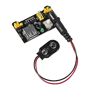 AITIAO Breadboard Kit with 1Pcs 830 & 400 Tie-Points Breadboard 65Pcs Breadboard Jumper Wires 3Pcs Power Supply Module MB 102(5V/3V) 3Pcs I Type Battery Clip