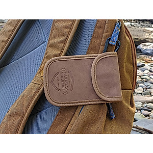 Digital Forensic Evidence Turo Vehicle Rental or Personal Vehicle Anti-Theft Suede Faraday Case with X2 Shielding + Foil Box,Brown