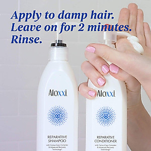 ALOXXI Reparative Shampoo + Conditioner Set, 33.8 oz