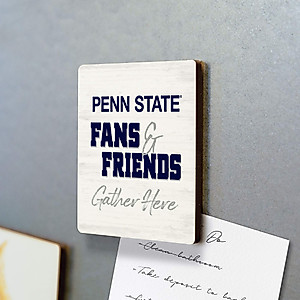 Penn State University Fans Friends Gather 2.75 x 2.75 Wood Refrigerator Magnet