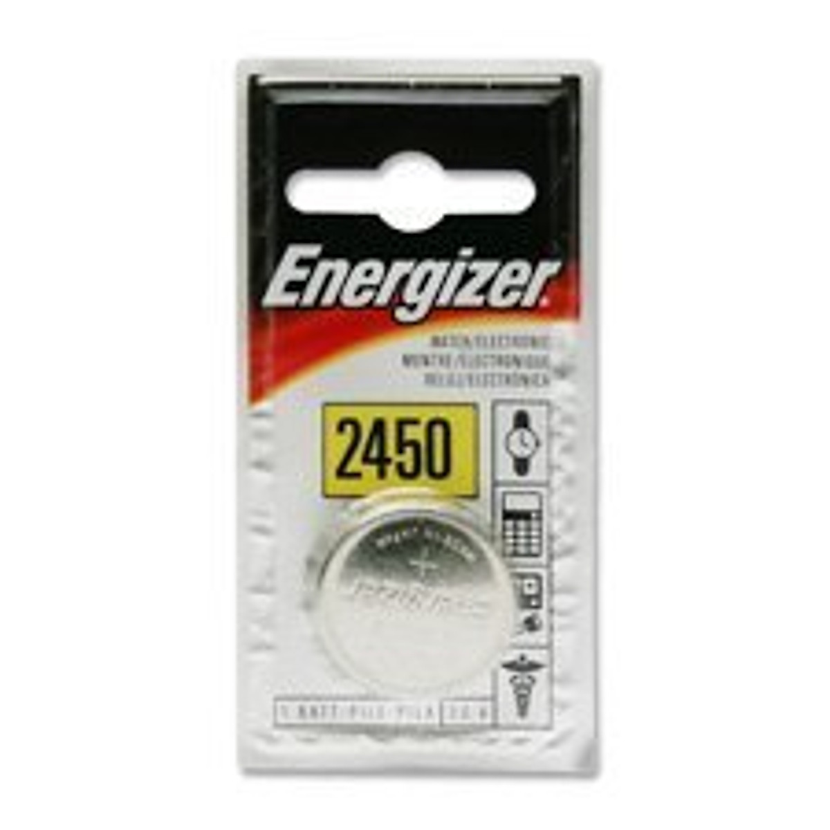 Energizer CR2450 Lithium Battery, 3v ECR2450, Qty:6 by Energizer