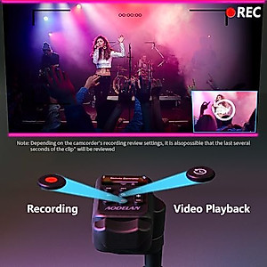 Wireless Camcorder LANC Remote Control for Sony and Canon with 2.5mm Jack or Remote Jack, Video Zoom, Focus, IRIS and Recording Wireless Remote Controller for Canon Vixia HF G40, G50, G70, G60, XA11