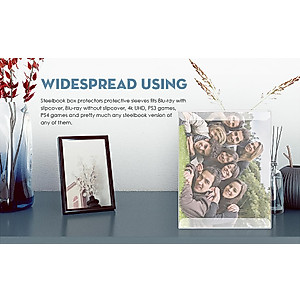 10 Steelbook Box Protectors/Protective Sleeves Cases/Clear Slipcovers G2