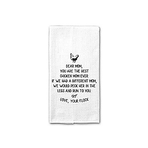Chicken Mom Towel, Chicken Lady Gift, Chicken Gift, Chicken Lady Kitchen Towel, Chicken Farmer Gift, Backyard Farmer Gift, Chicken Mom Gift