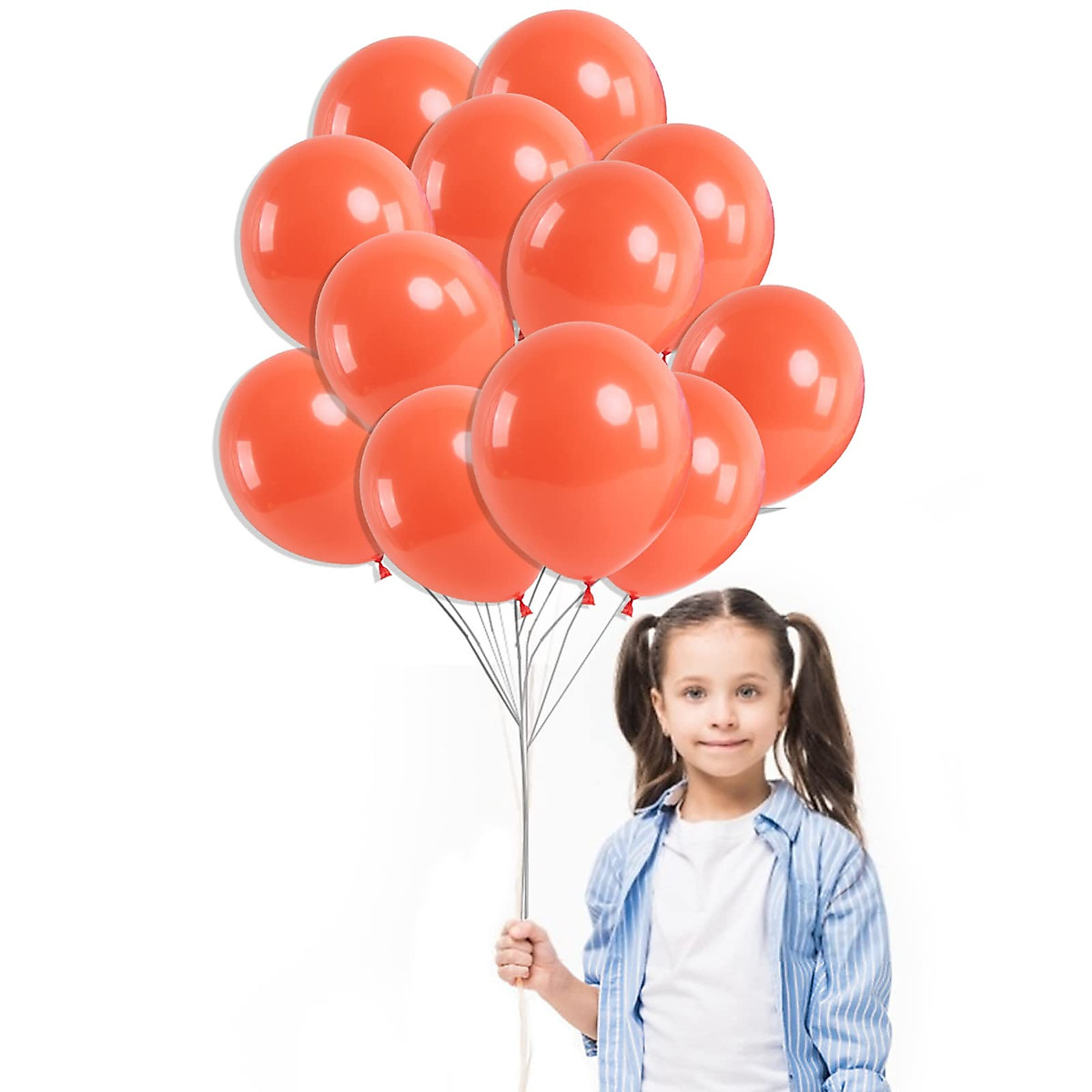 Coral Balloons,3 Different Sizes 77 Pack Coral Balloons 12 Inch,5 Inch,10 Inch Coral Balloon Garland Arch Kit for Birthday Valentines Baby Shower Wedding