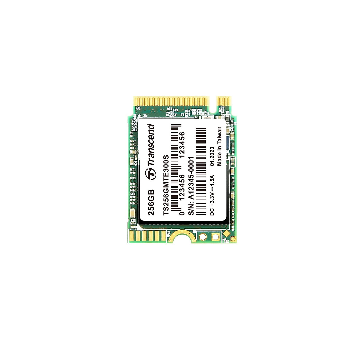 Transcend TS256GMTE300S 256GB M.2 PCIe Gen3x4 2230 NVMe Internal SSD with Speeds up to 2,000MB/s
