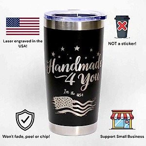 Made4You, 'Birthday Boy', Laser Engraved Stainless Steel Tumbler, 20 Oz., Birthday Theme Gift, Black Color, Gift to Celebrate Your Birthday