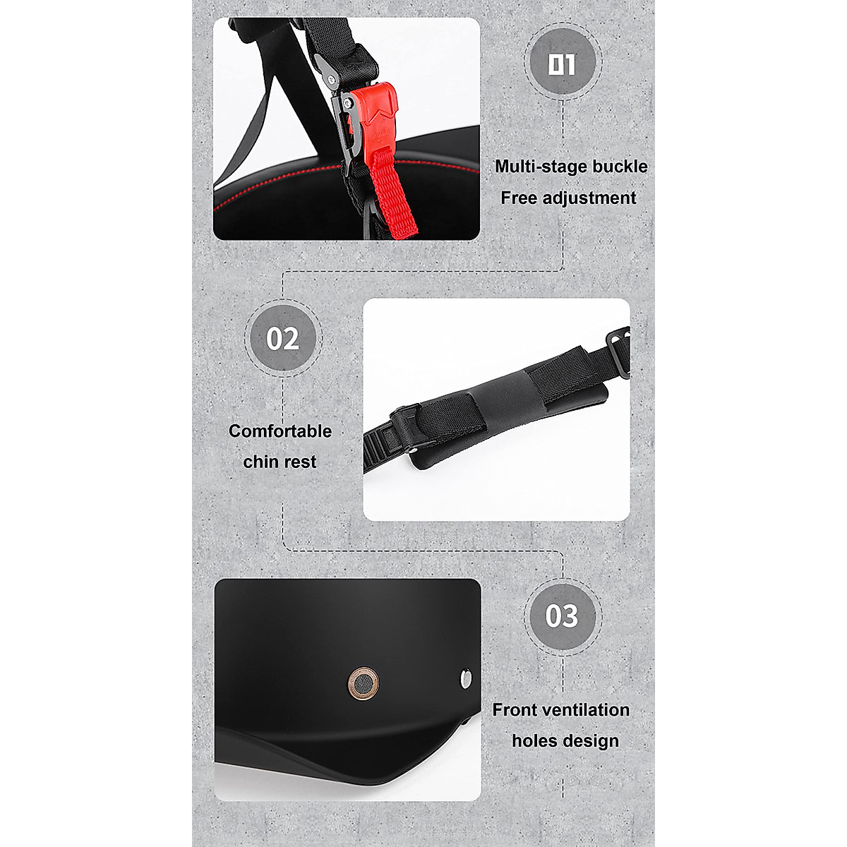 Men Women Baseball Cap Style Helmet Summer German Styled Open Face Personalized Adults Motorcycle Helmet Half Shell Skull Cap Helmet DOT Approved Cruiser Chopper Moped Touring Helmets-C||X-Large