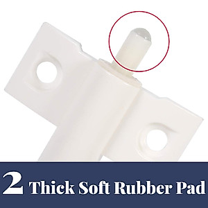 Home Kitchen Cabinet Door Drawer Soft Quiet Closer Damper Buffers Cushion , 20pcs(White)