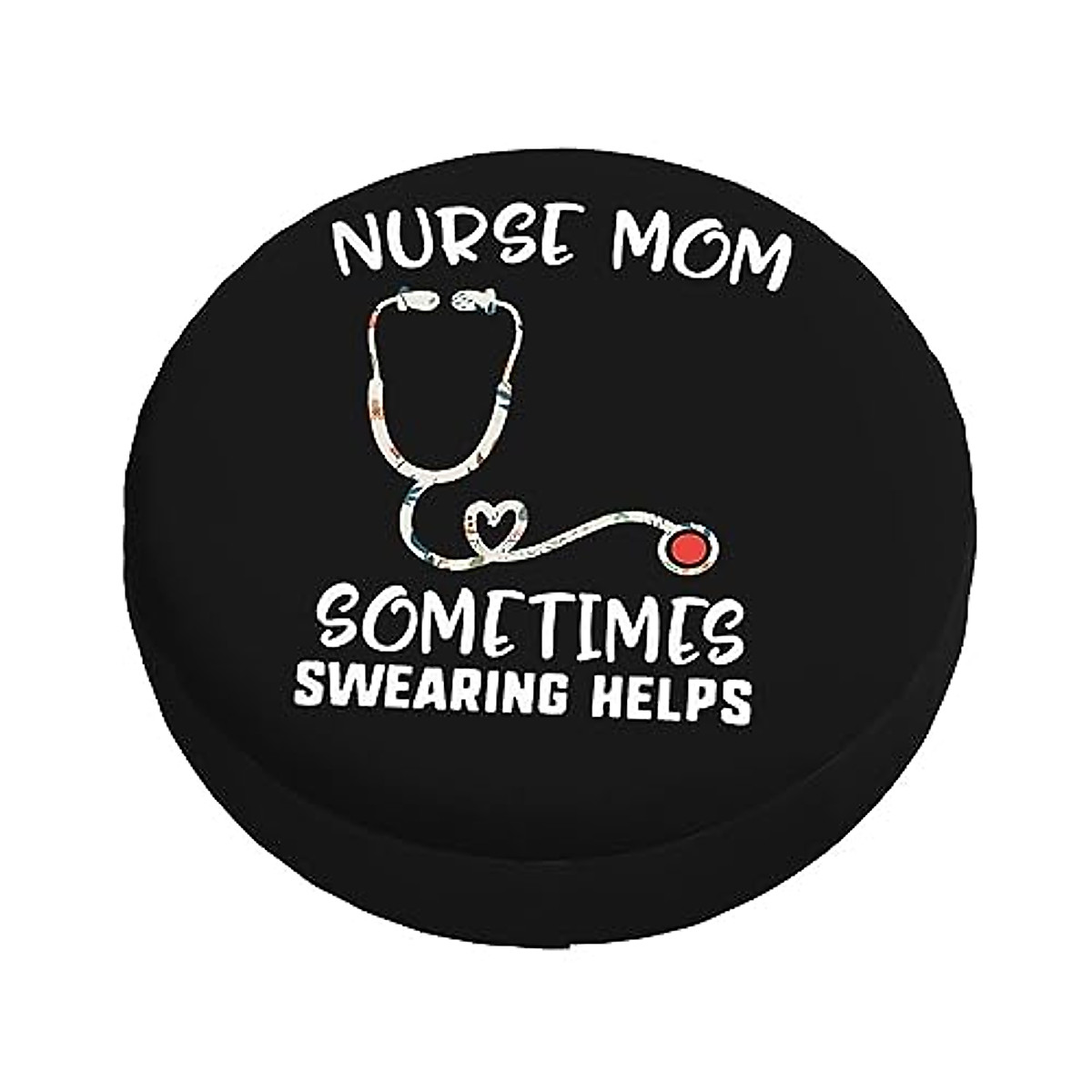 Nurse Mom Swearing Help,Funny Tire Cover Universal Fit Spare Tire Protector for Truck SUV Trailer Camper Rv