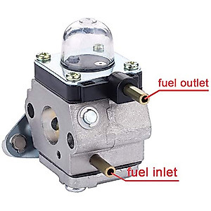 Hipa C1U-K54A Carburetor for Mantis Tiller 7210 7222 7222E 7222M 7225 7230 7234 7240 7920 7921 7924 7925 7228 Cultivator C1U-K82 Maintenance Kit