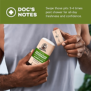 Dr. Squatch Manly Soap and Deodorant Variety Pack - Handmade with Organic Oils, Aluminum-Free - Pine Tar and Alpine Sage