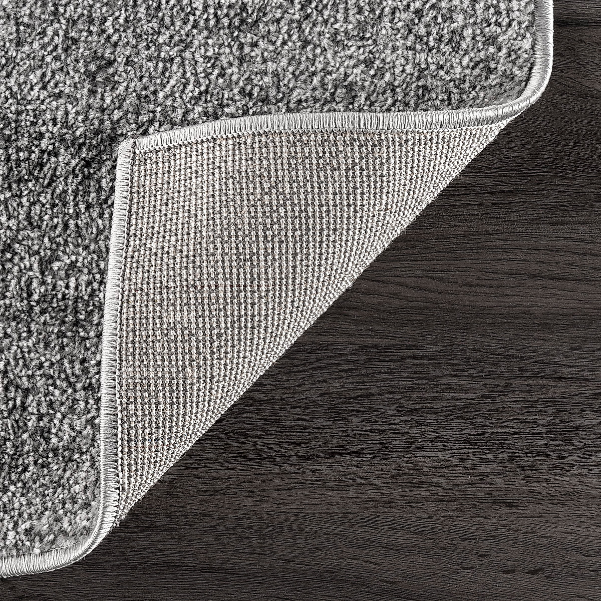 nuLOOM 2' x 6' Performance Indoor Area Rug, Non-Shed, Power Loomed High-Traffic Area Rug for Living Room, Bedroom, Home, Aisha Grey