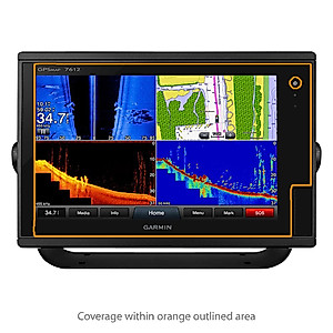 BoxWave Screen Protector Compatible With Garmin GPSMAP 7612 - ClearTouch Anti-Glare (2-Pack), Anti-Fingerprint Matte Film Skin