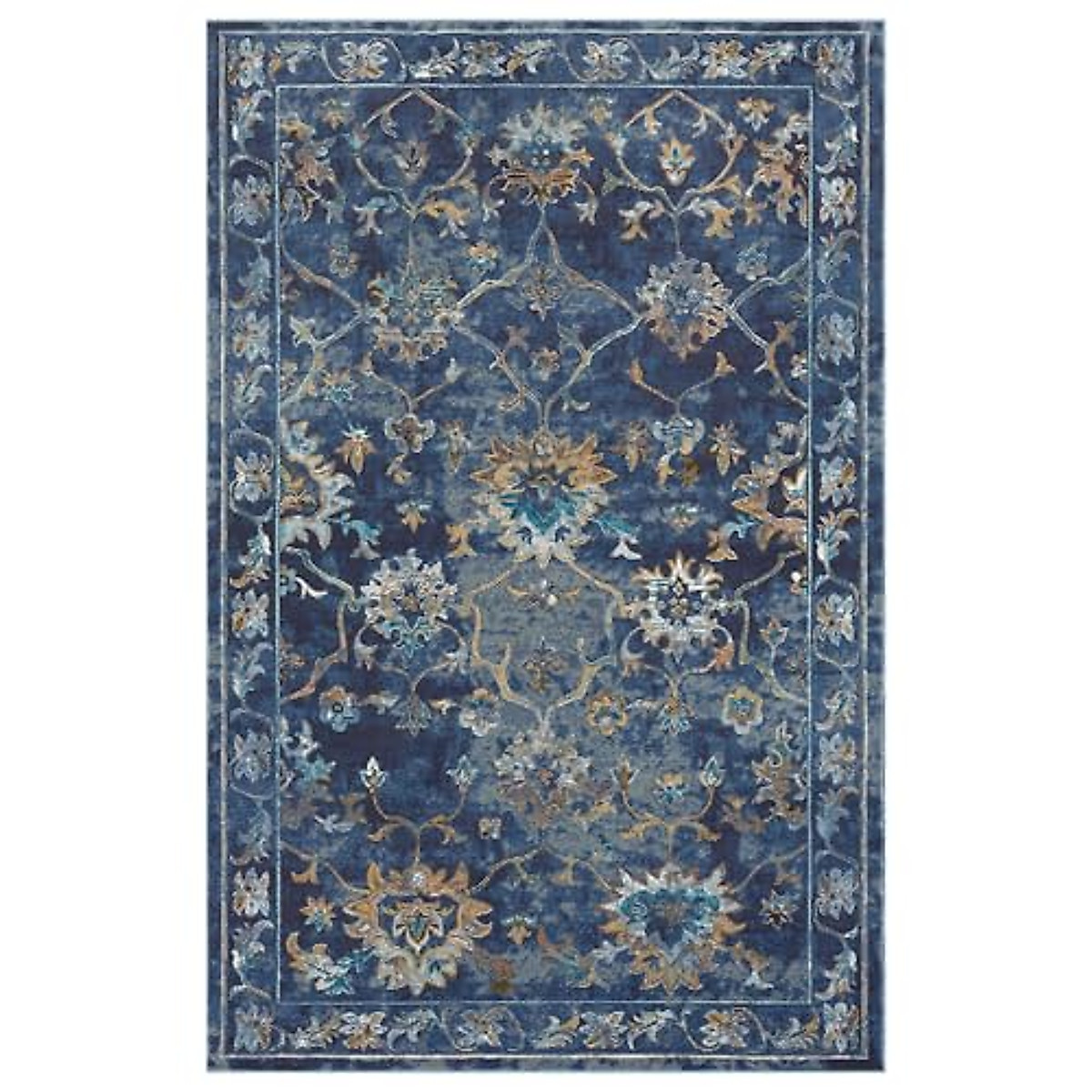 LR Home Gala Collection Area Rug, 8'9" x 11'9", Indigo Multi