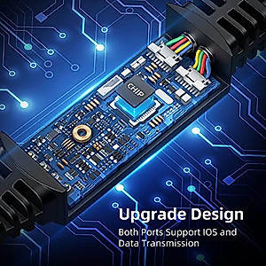 ANDTOBO USB Splitter 2.0, USB Y Cable One Male to Female Dual Hub Power Cord Extension Adapter