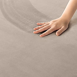 ZINUS Taylor Velvet Upholstered Platform Bed Frame with Split Headboard, Velvet Bed Frame, No Box Spring Needed, Easy Assembly, Latte, Full