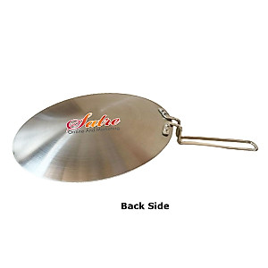 Satre Online and Marketing Triply Honeycomb Stainless Steel Concave Roti Tawa, Riveted Handle, Roti Tawa/Pan, Induction compatible, Nonstick Roti Tawa