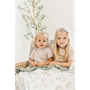 Copper Pearl Three-Layer Baby Blanket: Soft Baby Quilts for Boys and Girls | Breathable, Cozy, Toddler Blanket | Baby Quilt for Newborns | 46x46 Premium Polyester/Rayon | Haven