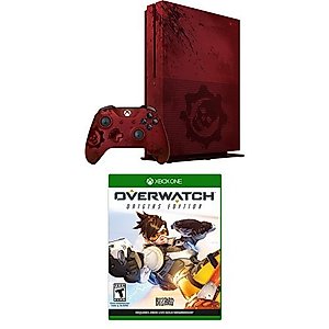 Xbox One S 2TB Console - Gears of War 4 Limited Edition Bundle + Overwatch - Origins Edition