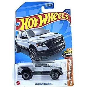 Hot Wheels 2022 - 2020 RAM 1500 Rebel - 23/250 [Silver/Black] HW Hot Trucks 1/10