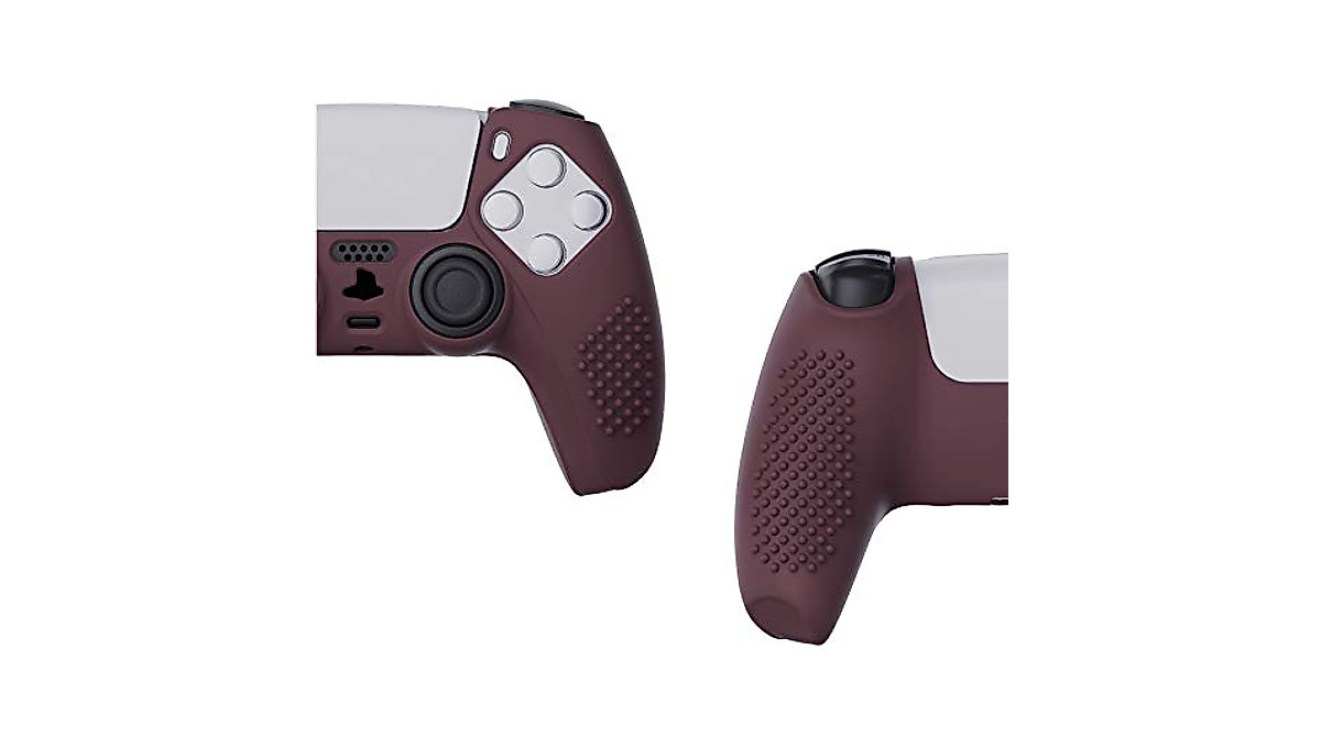 Buy eXtremeRate Wine Red Silicone Cover for PS5 Controller