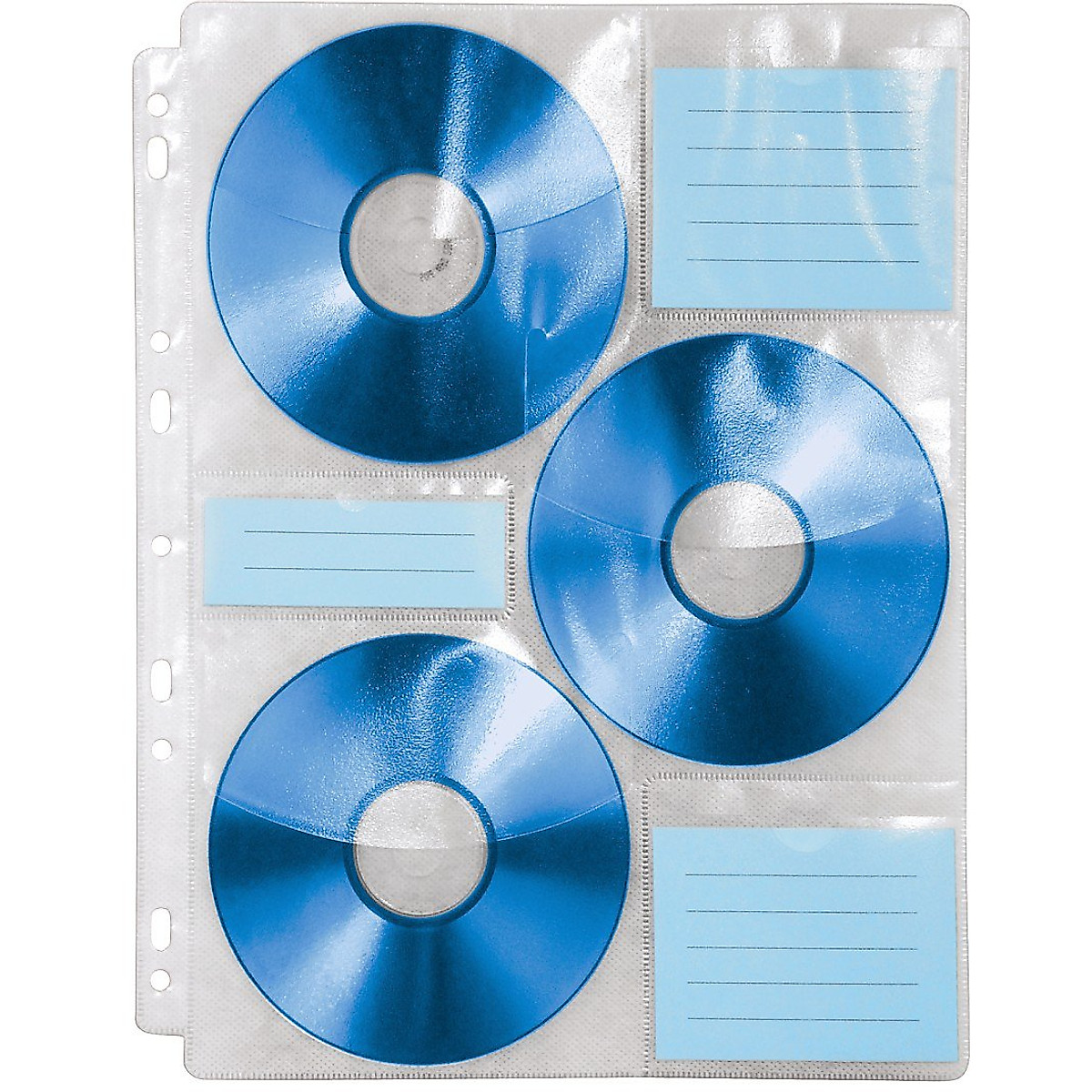 Hama | CD Index Sleeves | 60 CDs | Transparent
