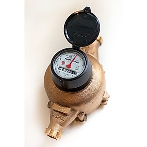 Neptune T-10 1" Potable Water Meter - Measuring in Gallons (Photo for Representation only- it Shows a 3/4" Meter)