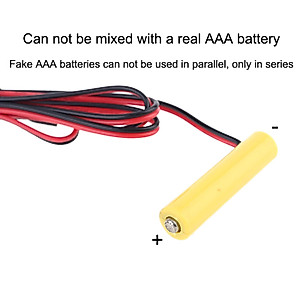 2in1 5V USB To 3V Dual LR6 LR03 Battery Power Supply Cable Replace 2x 1.5V AA AAA Battery Eliminator for LED Light Toys Luminara Candles Walkie Talkie and More,USB AA Battery Eliminator Cord