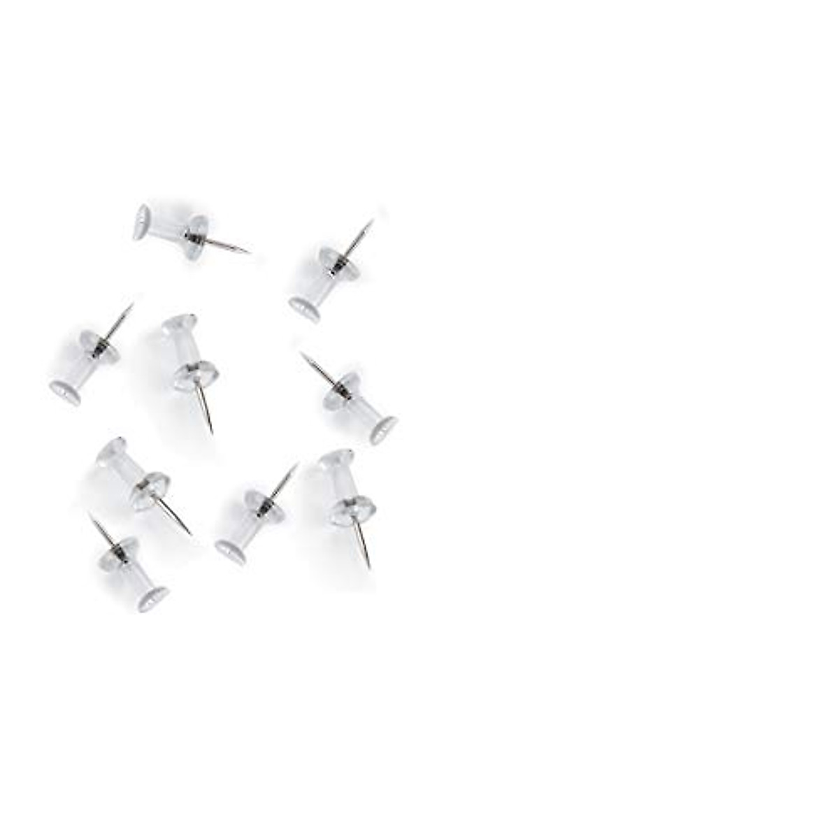 Darice Office Tool Box Clear Push Pins