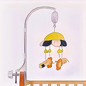 HLEEDUO 24 inches Mobile arm for Crib, Mobile Hanger for Crib,Baby Mobile Holder for Crib,Nursery Mobile arm, (only Crib Mobile arm)