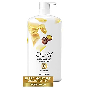 Olay Ultra Moisture Body Wash with Shea Butter, 30 fl oz (Pack of 4)
