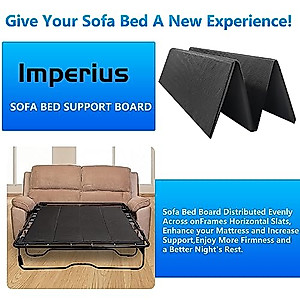 Imperius® Sleeper Sofa Bed Support Board,Sleeper Sofa Support for Sofa Bed Slats,Sleep Sofa Bar for Sofa Bed or Pullout Couch,No Assembly Needed (Full 48x48)