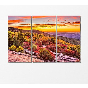 Grandpa Mountain in Autumn USA Canvas Print 1 Panel / 36x24 inches