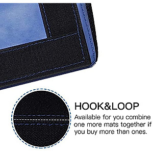 Polar Aurora 4'x10'x2 Thick Folding Gymnastics Exercise Mat Aerobics Stretching Yoga Mats (Blue)