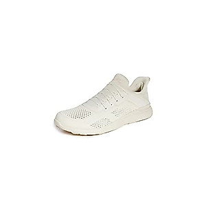 APL: Athletic Propulsion Labs Men's Techloom Tracer Sneakers, Pristine/Gum, Off White, 7 Medium US