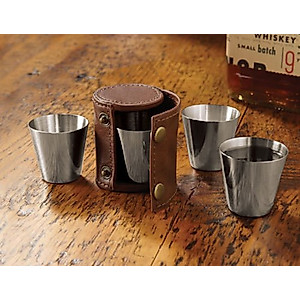 Kikkerland Metal Shot Glasses