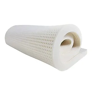 Eco Terra Natural Latex 3" Medium-Firm Mattress Topper | Luxurious Comfort & Support| Organic Certified Latex| Deep Rejuvenating Sleep| Support Shoulders, HIPS, Back & Knees| Twin