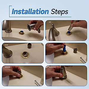 97479 Stem Extension Kit Repair Kit Replacement Parts for Moen Monticello Widespread Bathroom Sink Faucet Cartridge