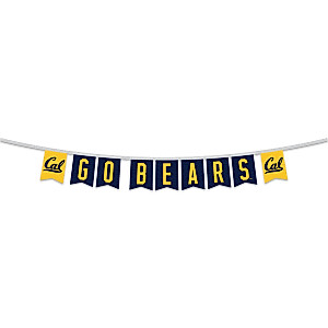 Cal Berkeley Golden Bears Banner String Pennant Flags