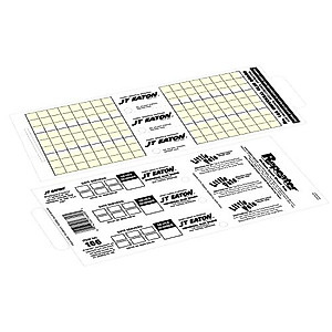 JT Eaton 166 Glue Board Insert, 10" Length x 4" Width x 0.2" Height, for Repeater and Little Pete Multiple Catch Mouse Traps (Case of 72)