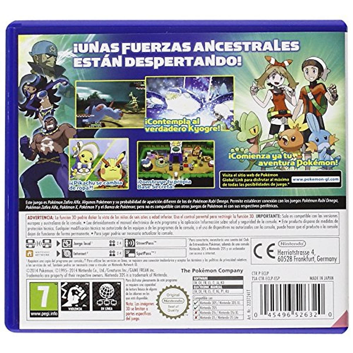 NINTENDO - Nintendo 3ds Pokemon Zafiro Alfa - 2227241