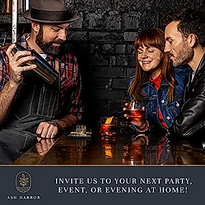 Clear Ice Cube Design Tray - Craft Modern Ice Molds for Bourbon & Cocktails in 5 Seconds - Whiskey Ice Mold Ice Cube Stamp – Bartender Accessories - Clear Ice Cocktails by Ash Harbor (Patterns)